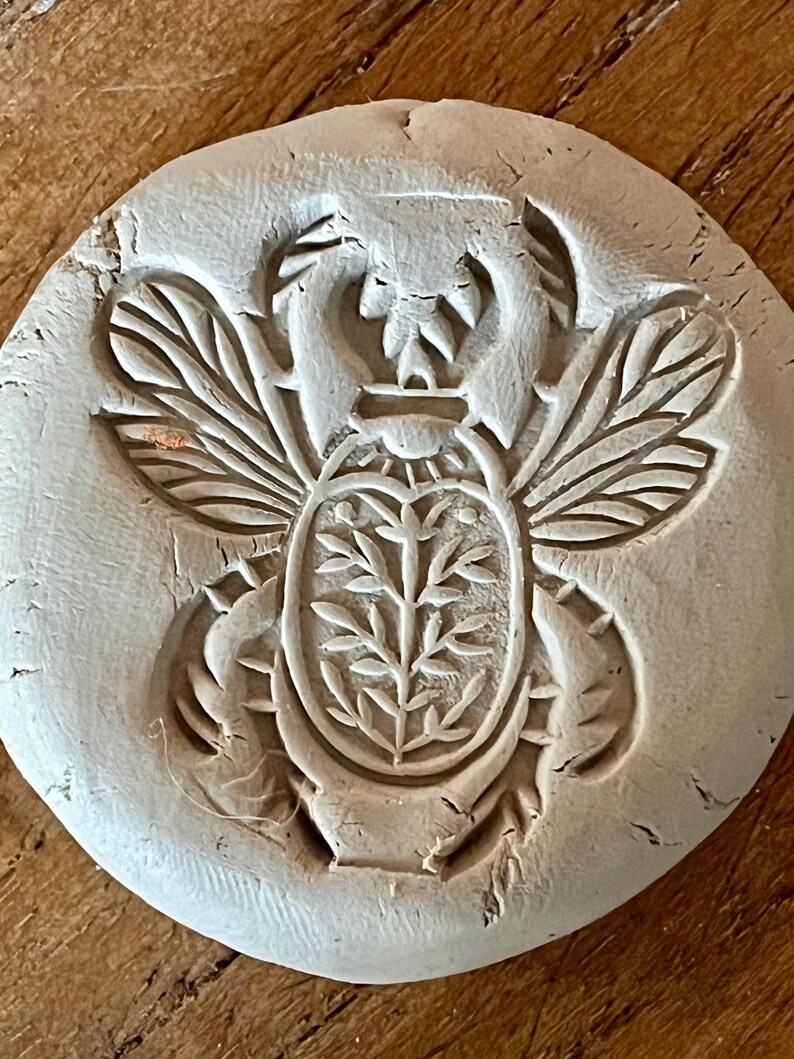 Rosewood Scarab Beetle Stamp, Pottery & Textile Printing - Etsy