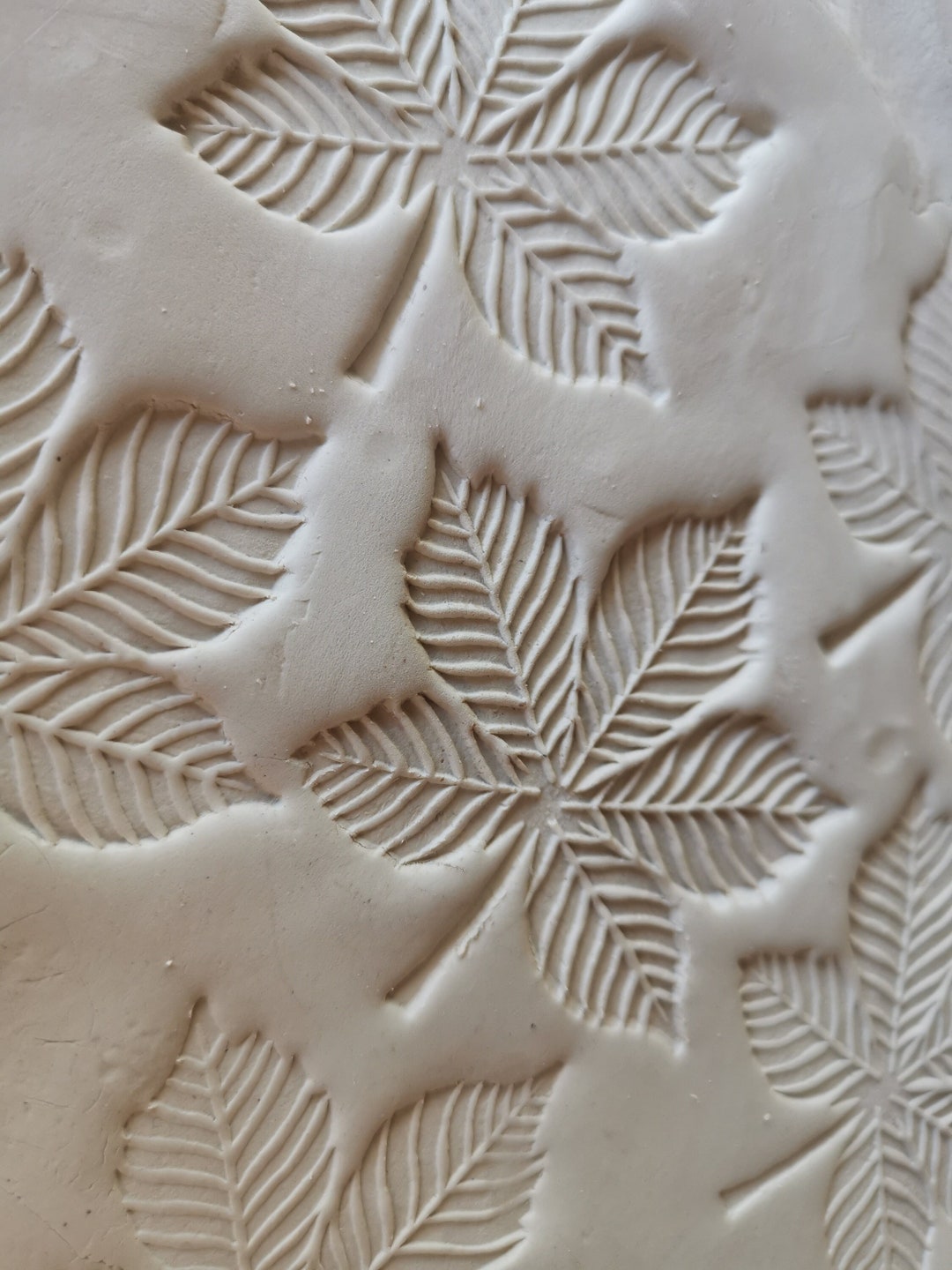 POTTERY STAMP, Leaf Stamp 7cm for Ceramics, Polymer, Woodblock, Clay ...
