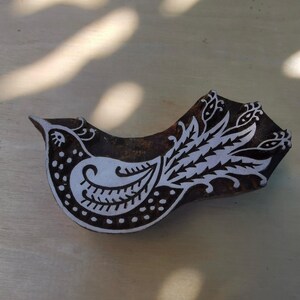 Mystical Bird Stamp for Ceramics, POTTERY STAMP, Woodblock Stamp ...