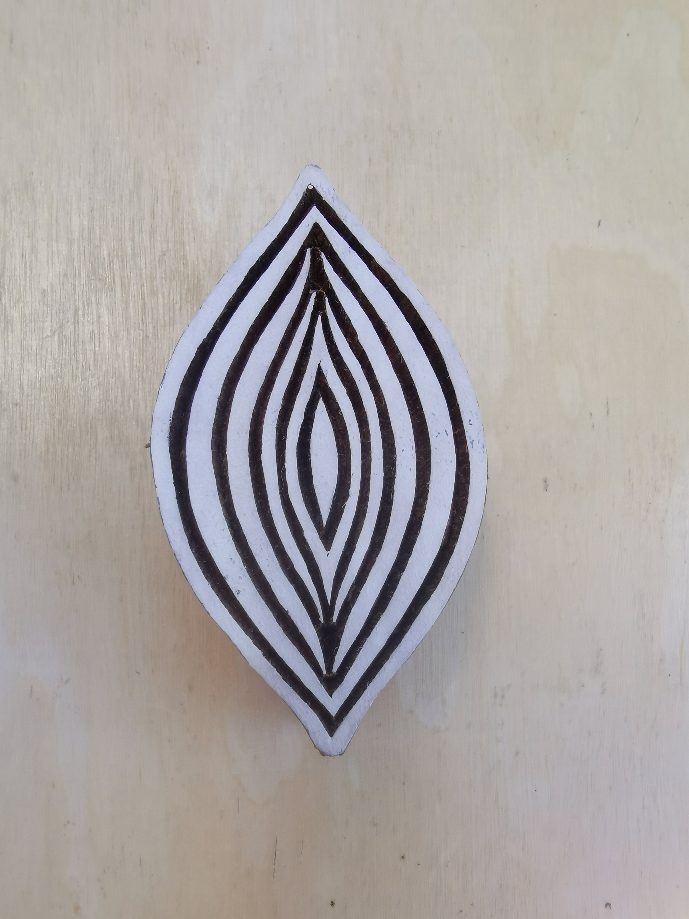 POTTERY STAMP, Seed Pod Stamp/ Leaf Stamp 7cm for Ceramics, Woodblock ...