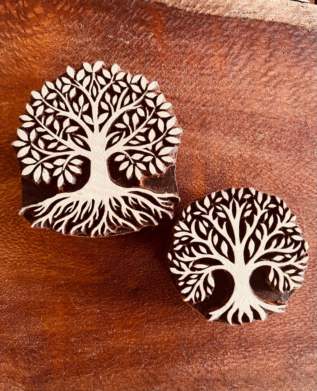 Tree of Life Stamp, Celtic Woodblock, Clay Stamp - Etsy