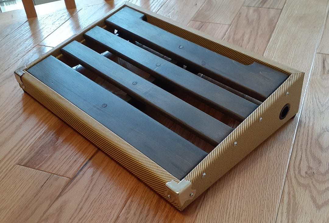 Handcrafted Tweed Tolex Guitar Pedalboard - Etsy