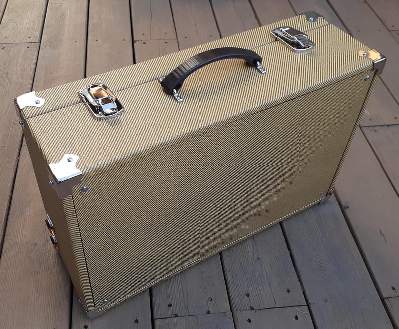 Large Handcrafted Tweed Tolex Guitar Pedalboard Case Combo - Etsy