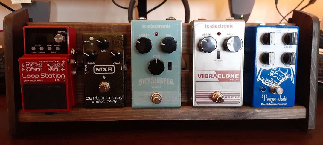 Handcrafted Vertical Desk Synthesizer Stand / Guitar Pedalboard - Etsy