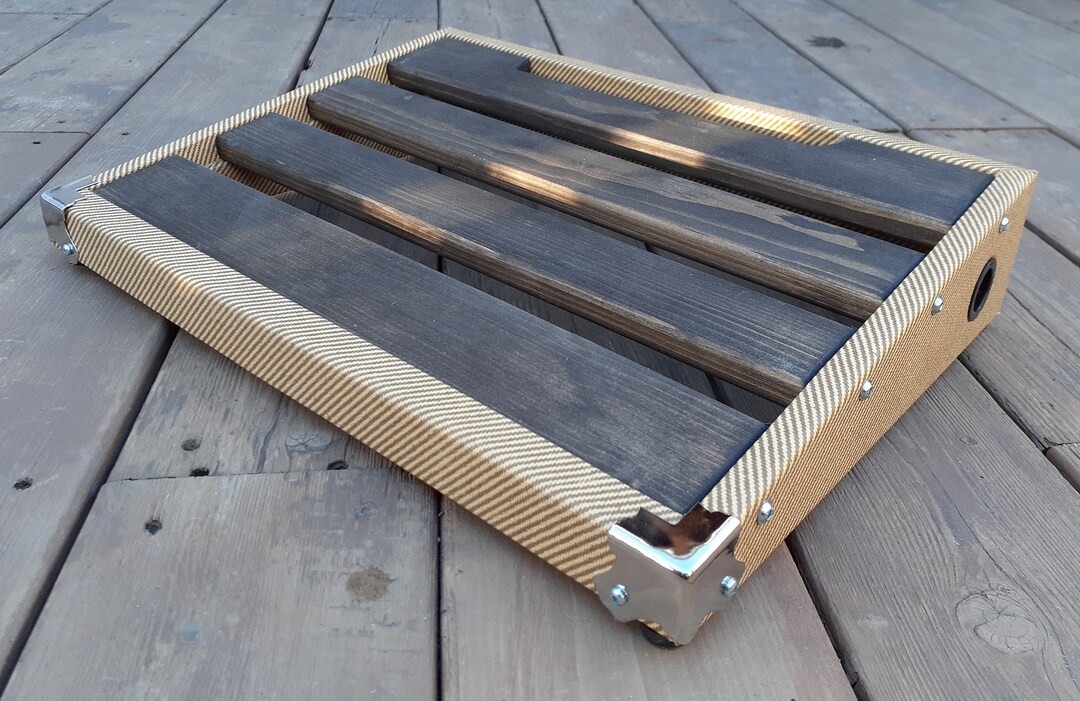 Handcrafted Tweed Tolex Guitar Pedalboard - Etsy