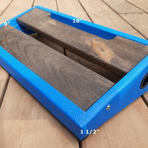 Handcrafted Regency Blue Tolex Guitar Pedalboard - Etsy