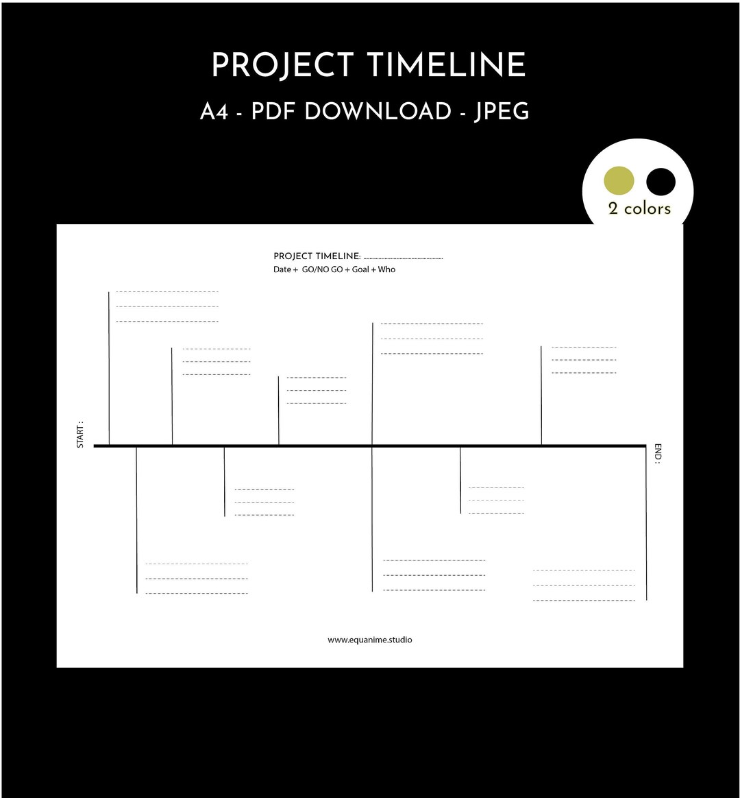 Download Project Timeline Template - Printable Pdf Project Timeline ...