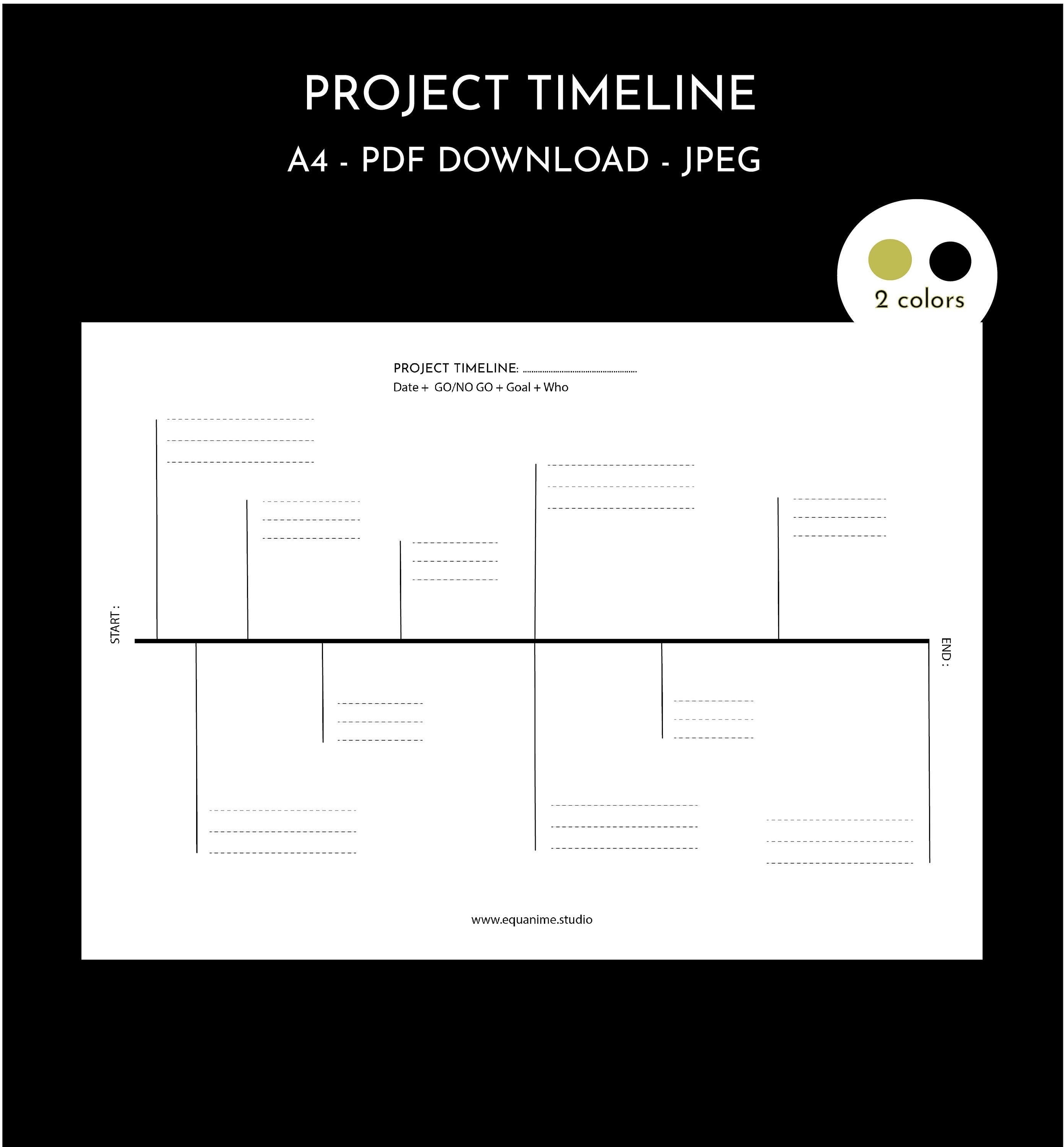 Download Project Timeline Template - Printable Pdf Project Timeline ...