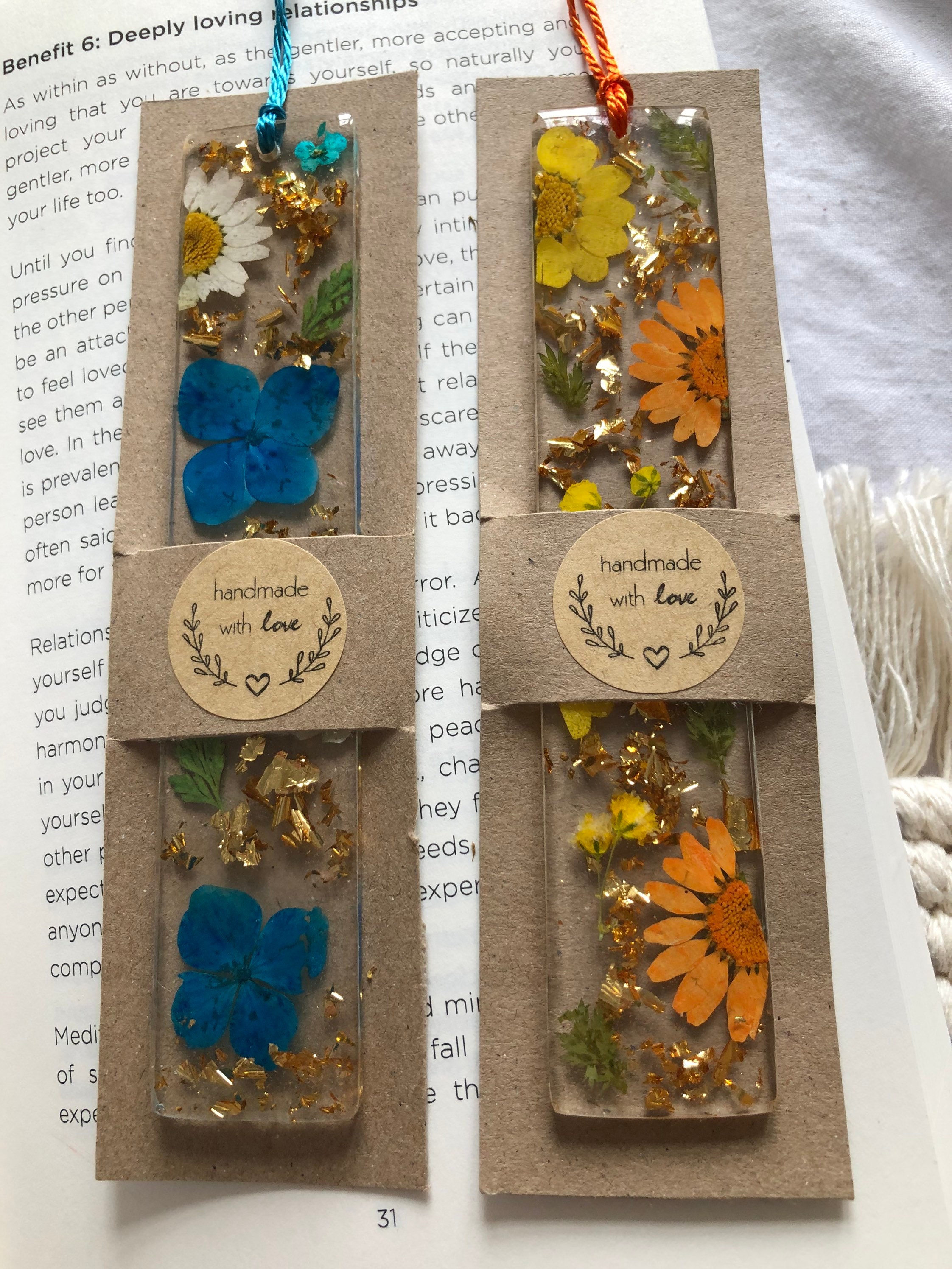 Handmade Resin Bookmarks/resin Bookmarks/birthday Gift/gift Idea/gifts ...