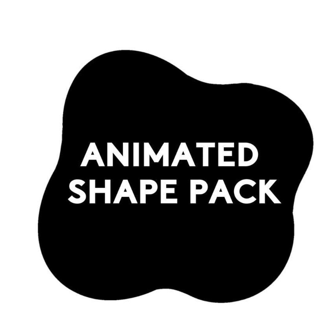 Abstract Shape Blob Transparent Animated Highlight Pop up for Youtube ...