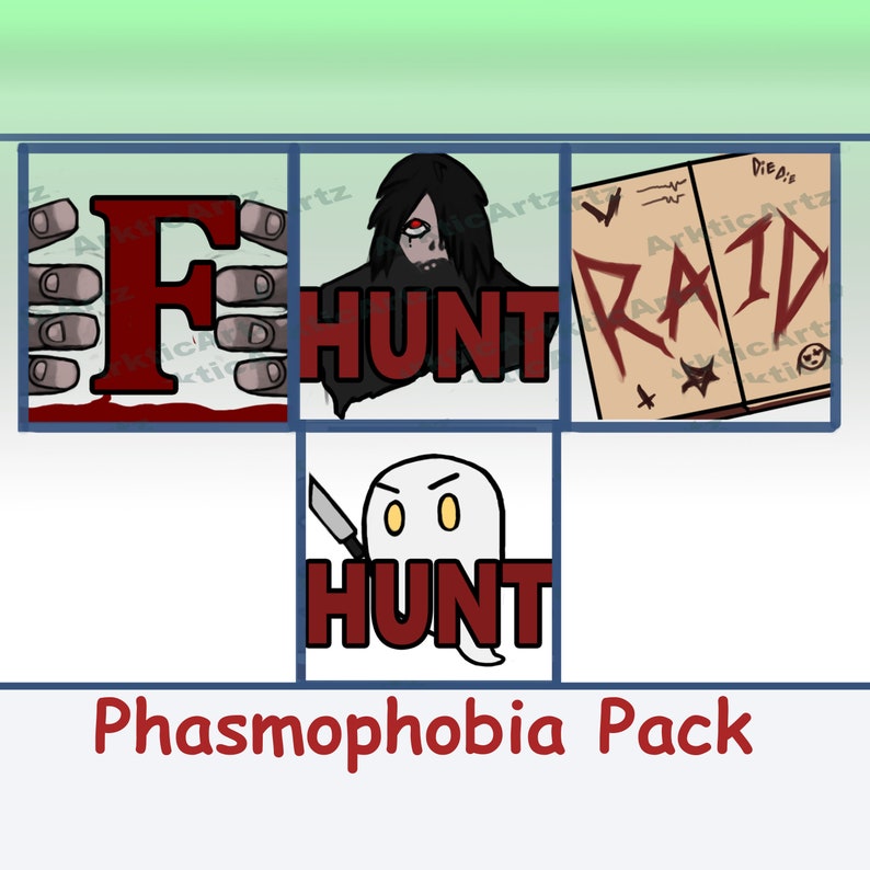 Phasmophobia Emote Pack // Twitch Emote // Discord Emote // | Etsy Canada