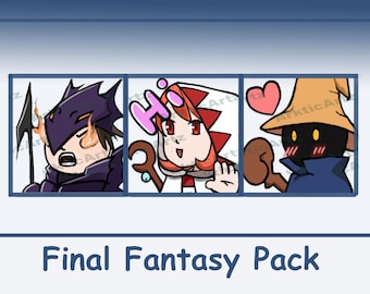 Final Fantasy Overlay Pack Twitch, Final Fantasy, FFVII, Stream Overlay ...