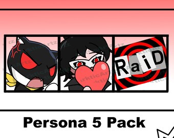 Persona 5 Overlay Twitch - Etsy