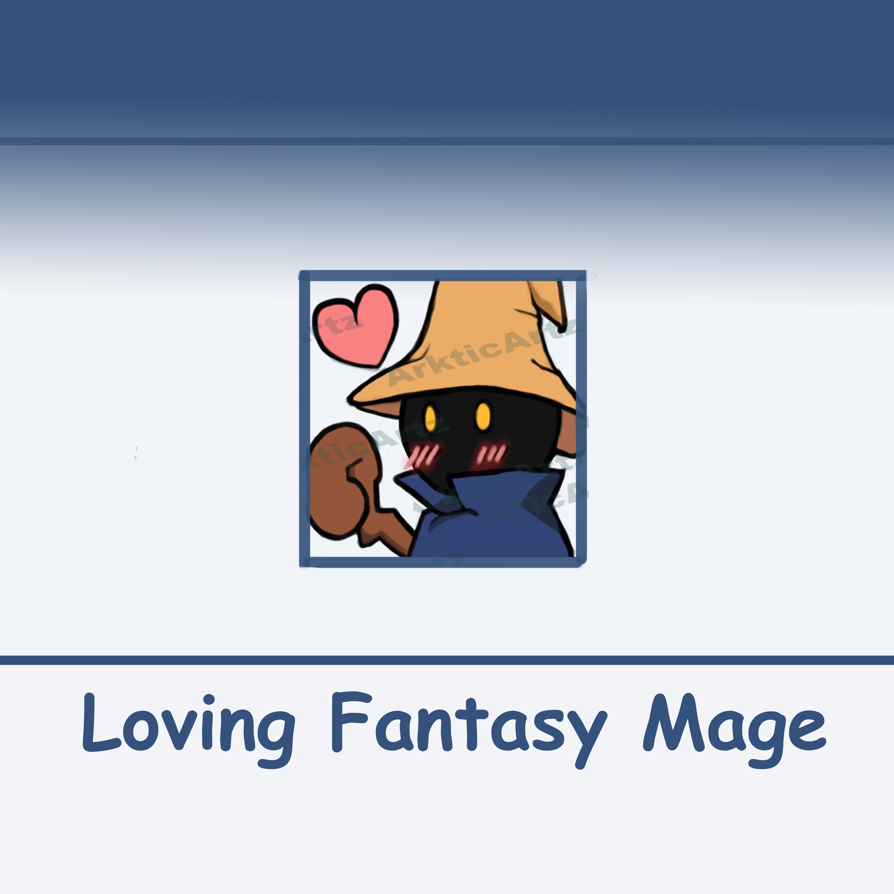 Final Fantasy Emote - Mage Heart - Twitch Emote - Etsy