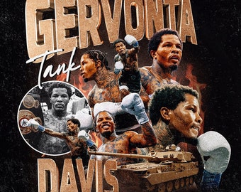 Gervonta Tank Davis PNG for DTF DTG - Etsy