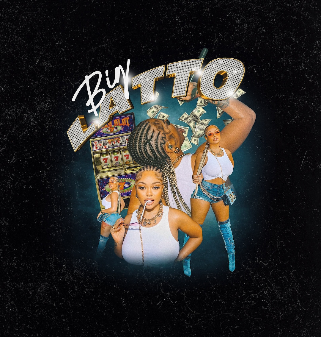 Big Latto PNG Print Ready for Sublimation Printing DTG, DTF, Printable ...