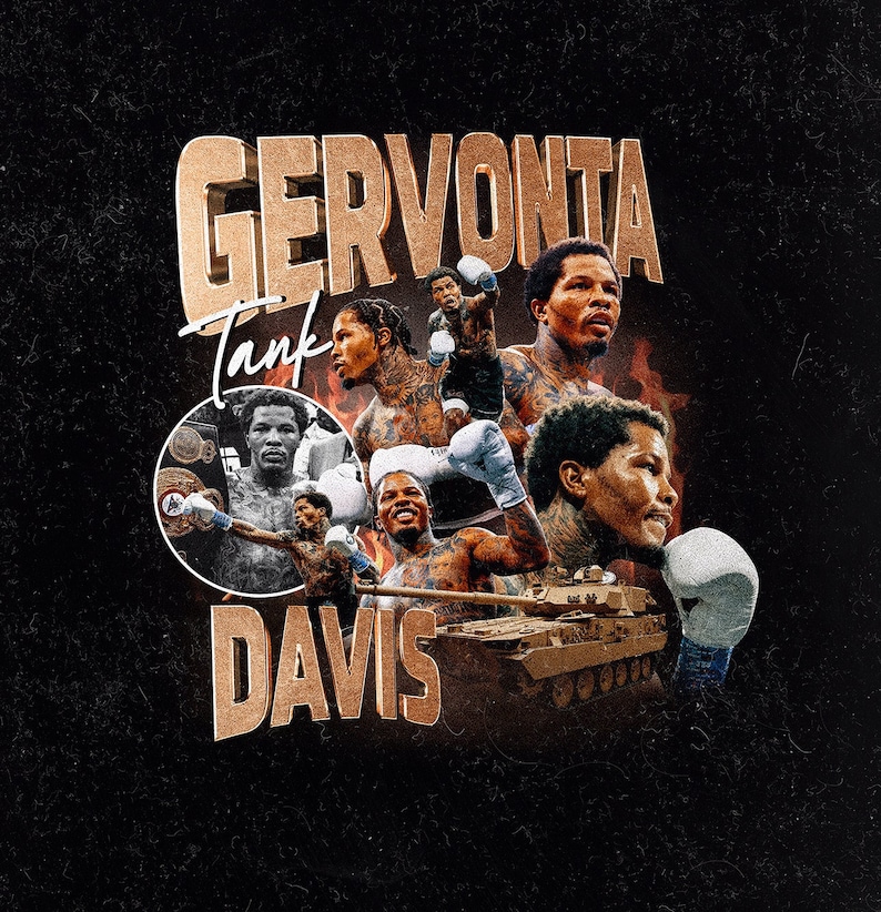 Gervonta Tank Davis Print Ready PNG for Sublimation Printing (DTG ...