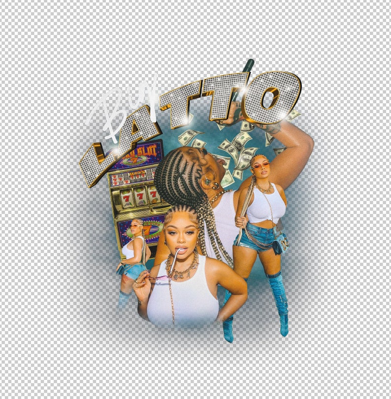 Big Latto PNG Print Ready for Sublimation Printing DTG, DTF, Printable ...