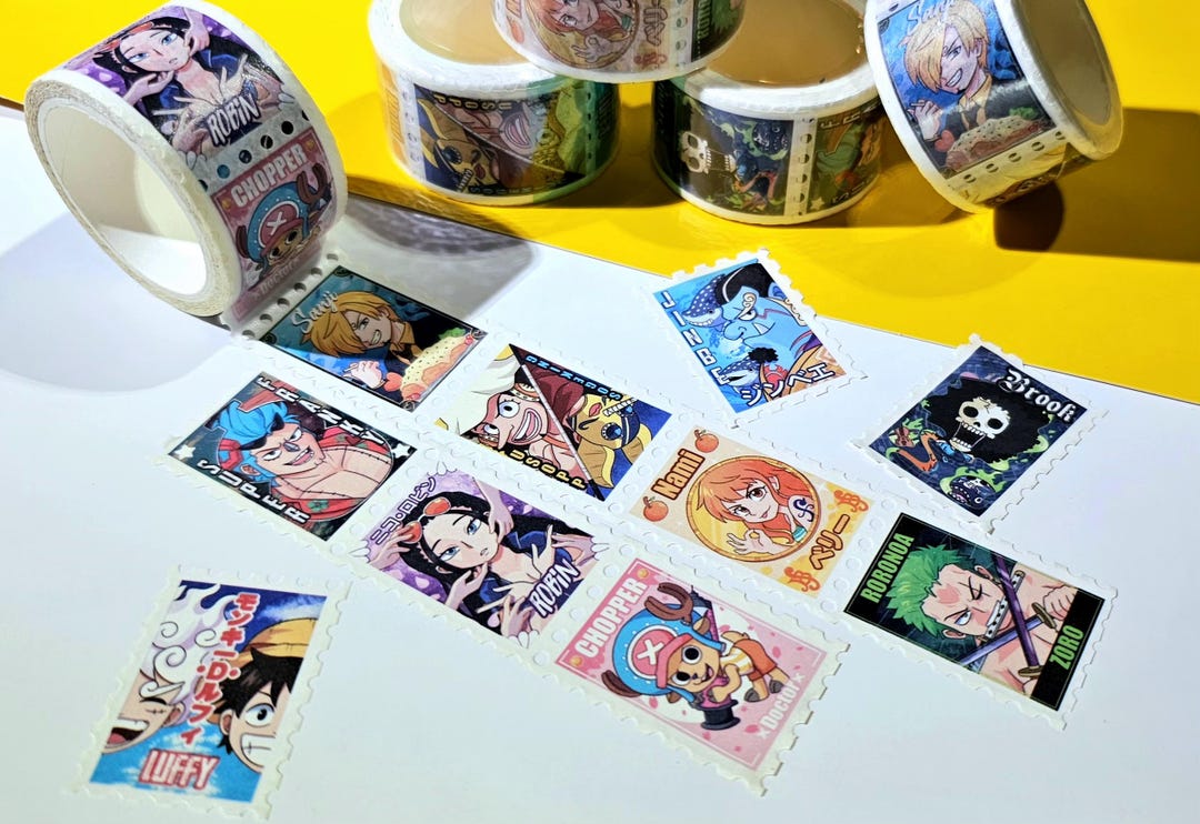 One Piece - Washitape Stamp - Etsy