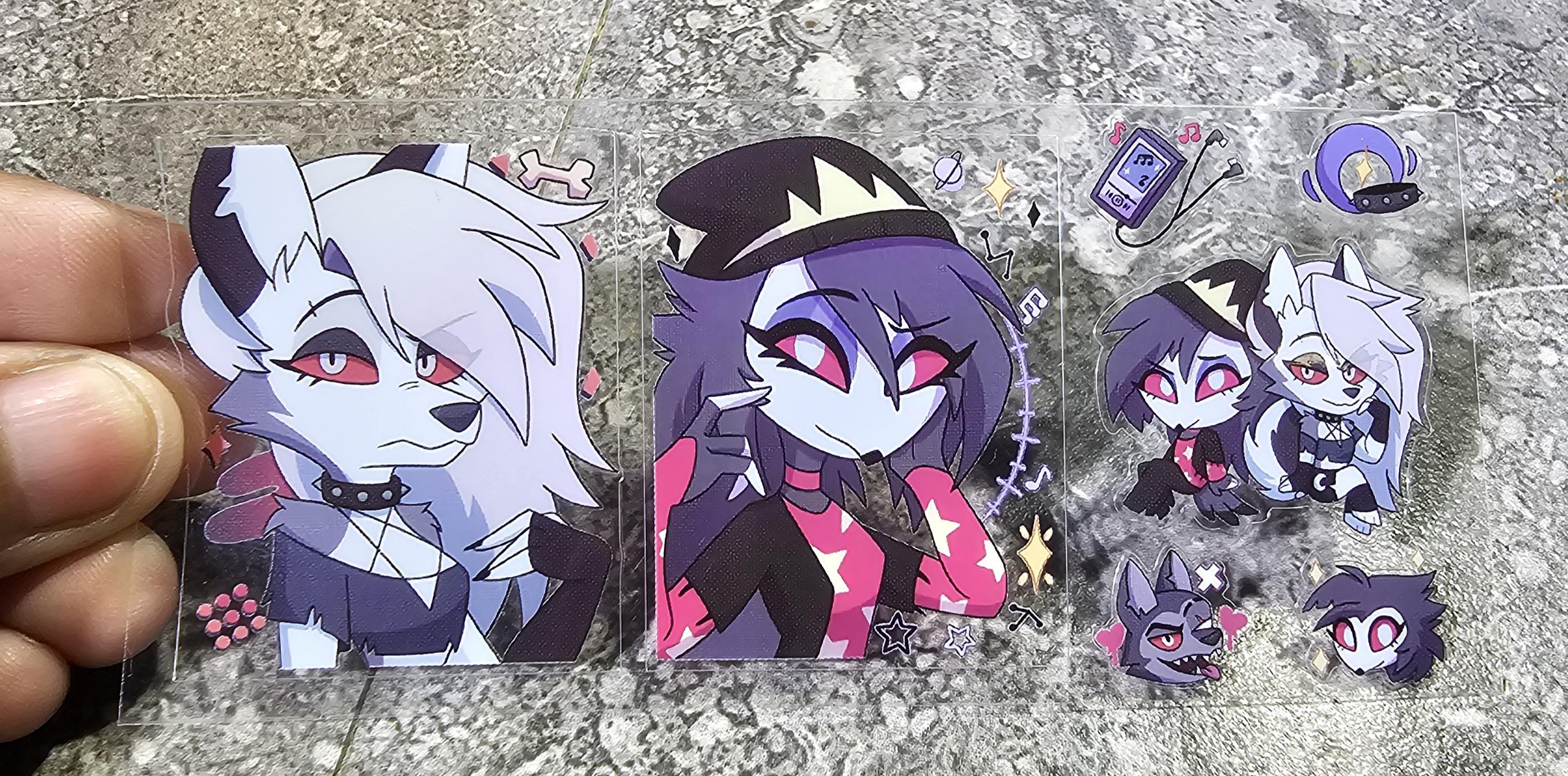 Transparent Stickers - Helluva Boss - Etsy