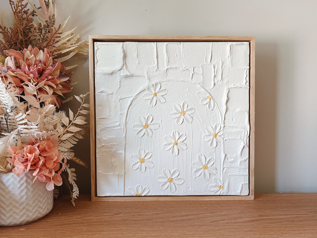 Textured Wall Art Canvas Painting, Framed Painting, Artwork - Etsy