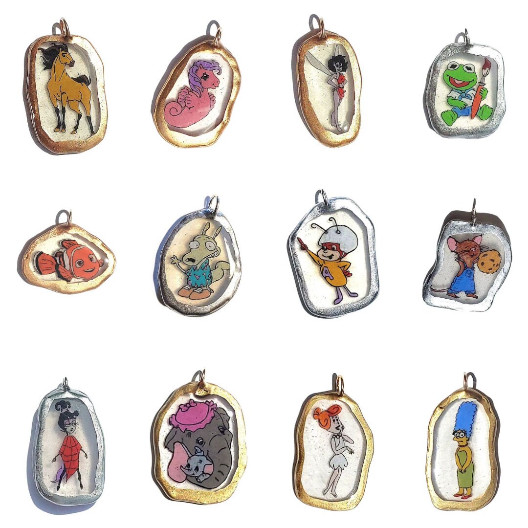 CUSTOM Cartoon Any Character Charm YOU PICK the Character Super Cute 18 ...