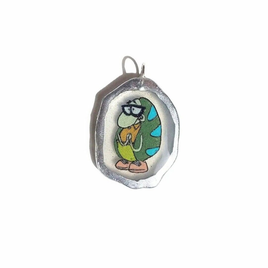 Filbert Shellbach Rockos Modern Life Kidcore 925 Sterling Silver Charm ...