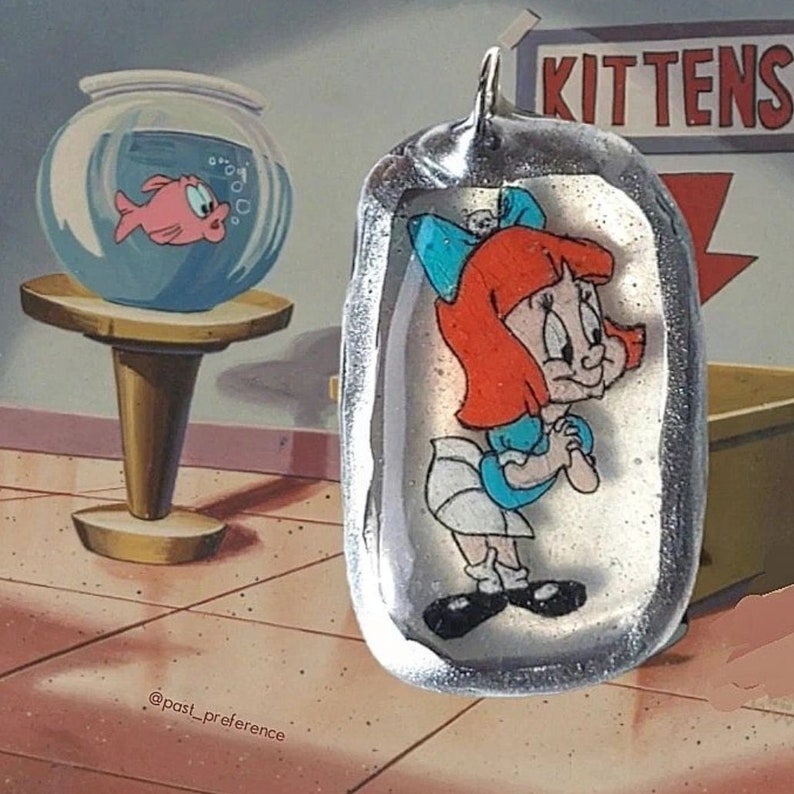 Elmyra Duff Tiny Toons 925 Sterling Silver Kidcore Delicate - Etsy
