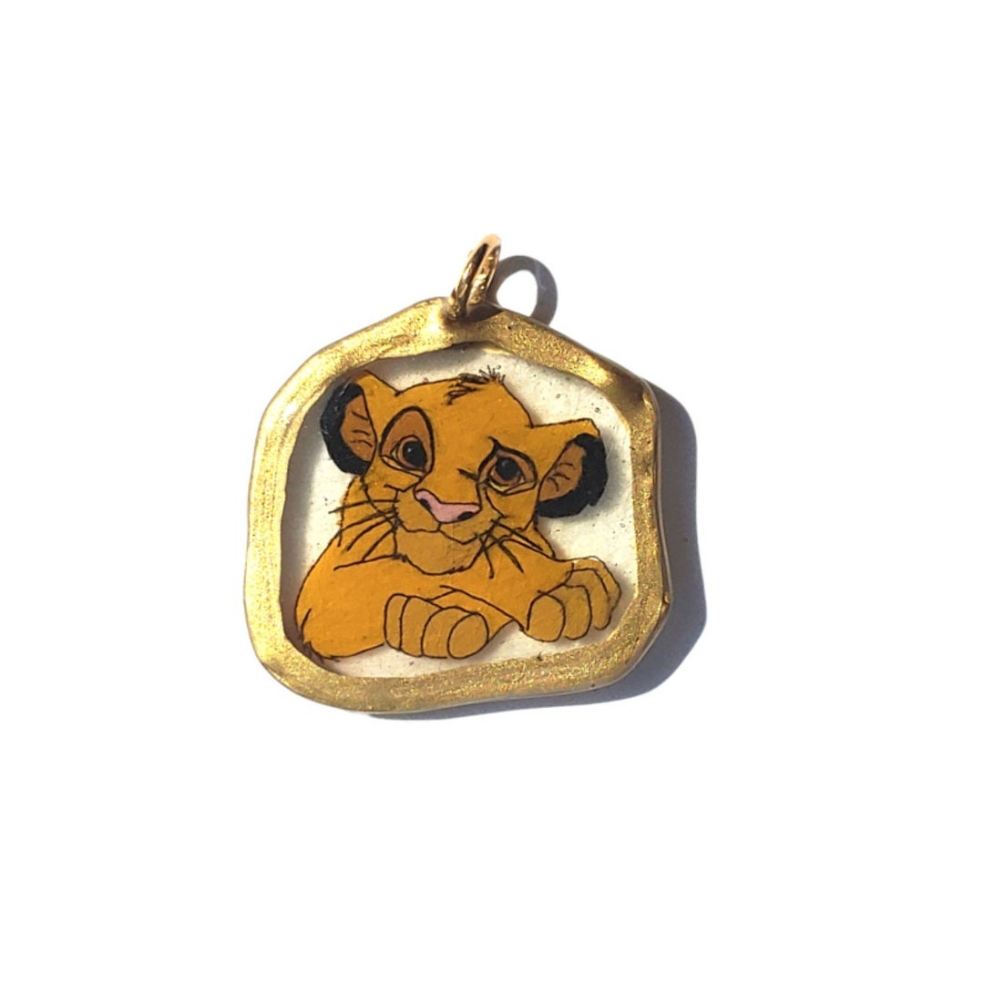Simba Lion King Lion Cub Inspired Kidcore 18k Gold or 925 Sterling ...