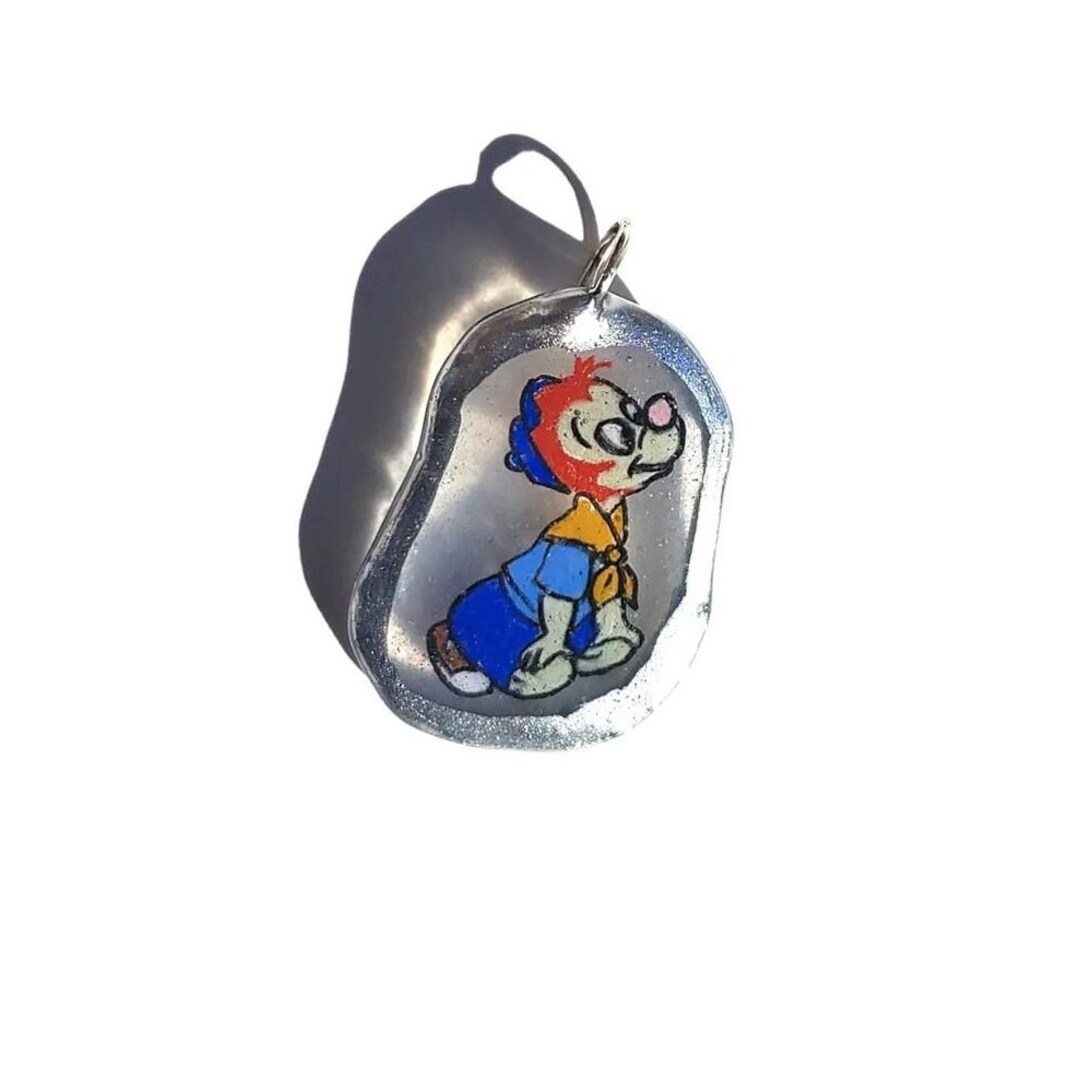Goofy Jr Son of Goofy Disney Pendant 925 Sterling Silver Resin Kidcore ...