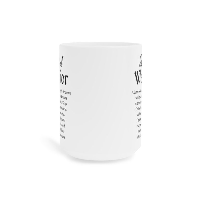 Spiritual Warrior-definition Mug 15-20oz/ Father's Day - Etsy