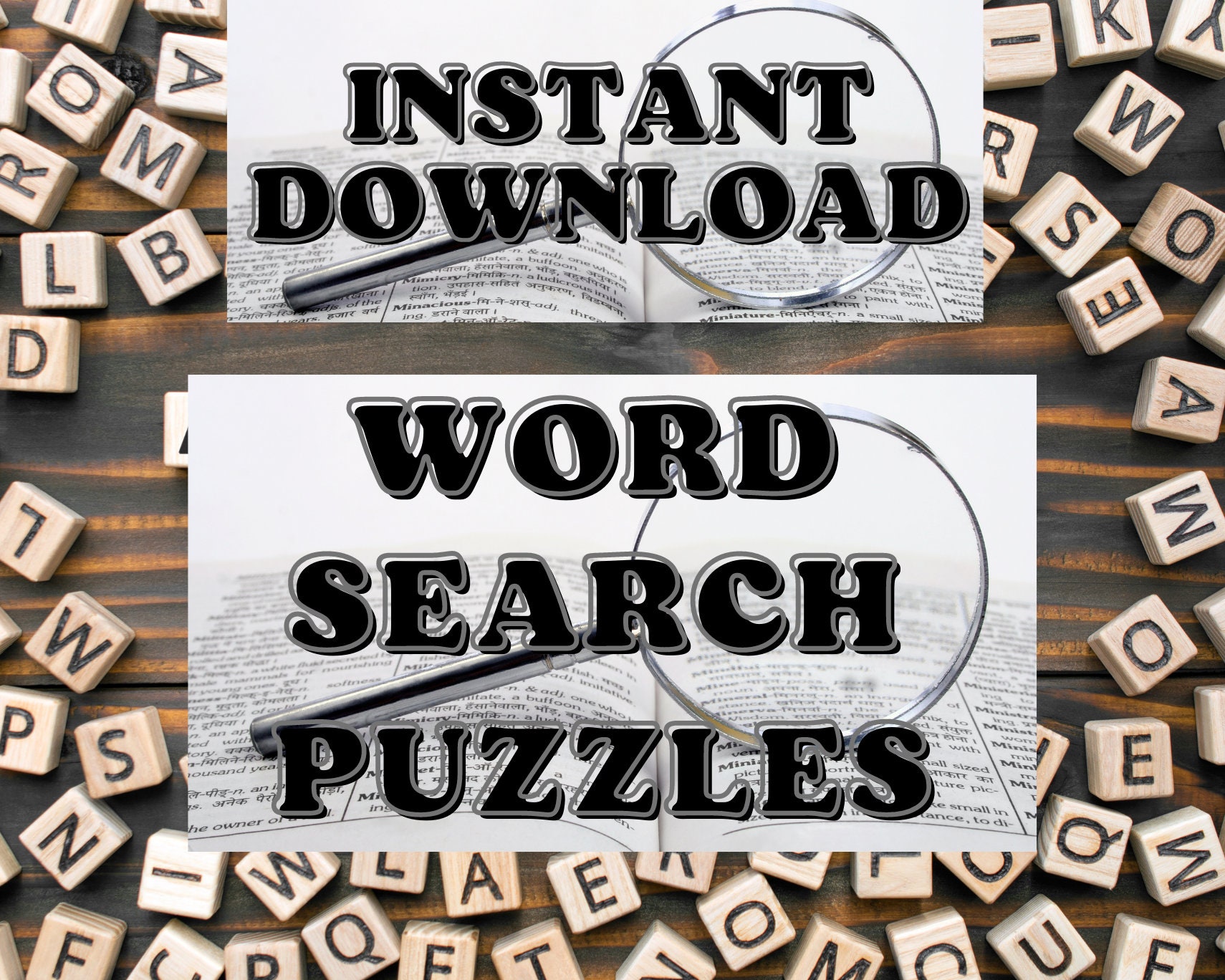 84 Word Search Puzzle Printable Pages for Adults and Teens - Etsy