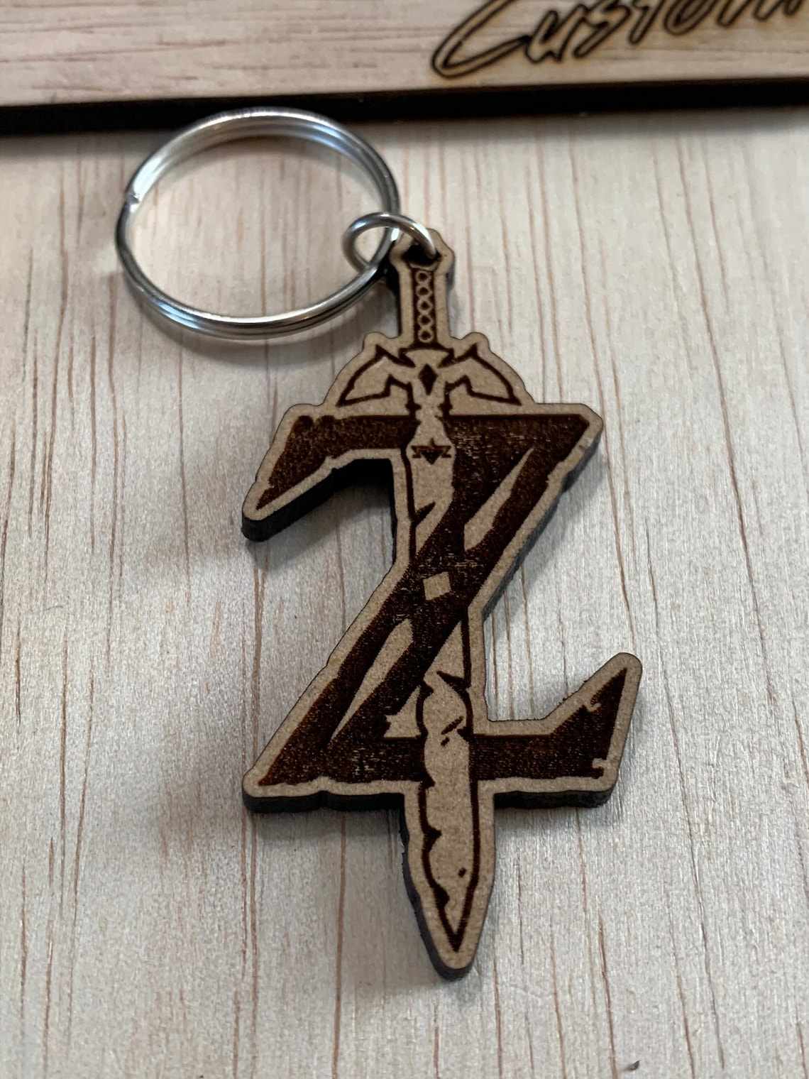 Porte-clés Zelda Master Sword Personnalisé Laser Gravé - Etsy France