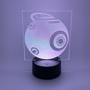 Hitchhiker's Guide to the Galaxy Heart of Gold, Engraved LED Light Desk ...