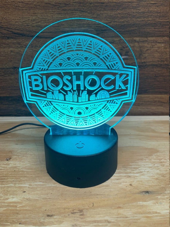 Bioshock Custom Engraved LED Light Desk Light or Night Light - Etsy
