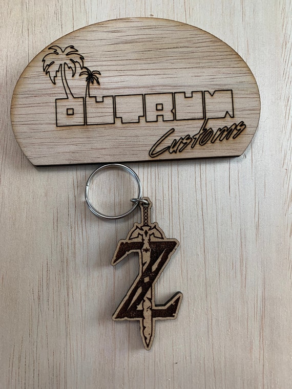Zelda Master Sword Keychain Custom Laser Etched - Etsy