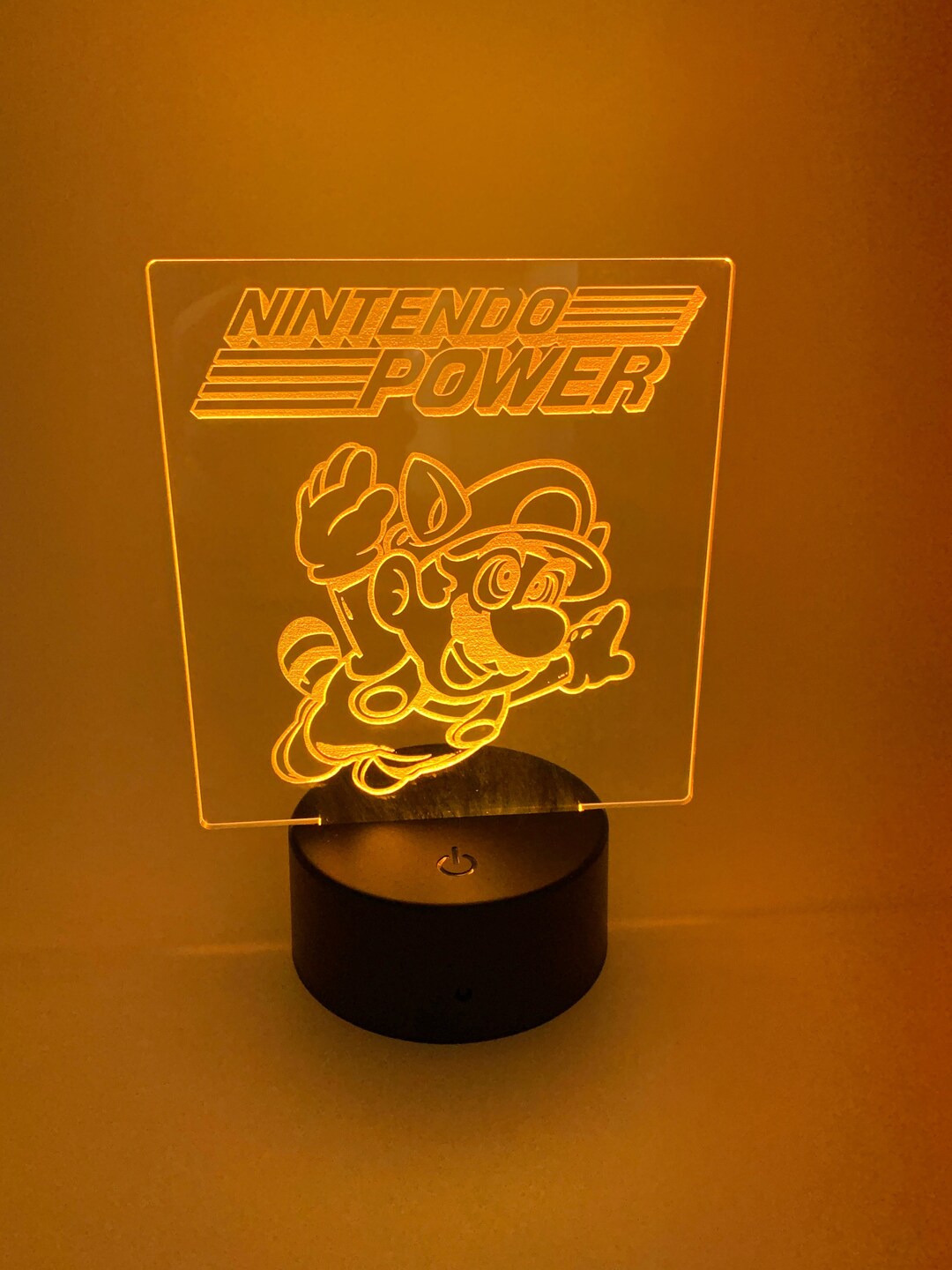 Nintendo Power, Engraved LED Light Desk Light or Night Light - Etsy