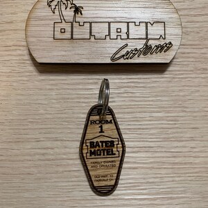 Bates Motel Key Ring-movie Prop-elegant Keychain for the Horror Movie ...