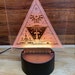 The Legend of Zelda triforce Custom Engraved LED Light Desk Light or ...