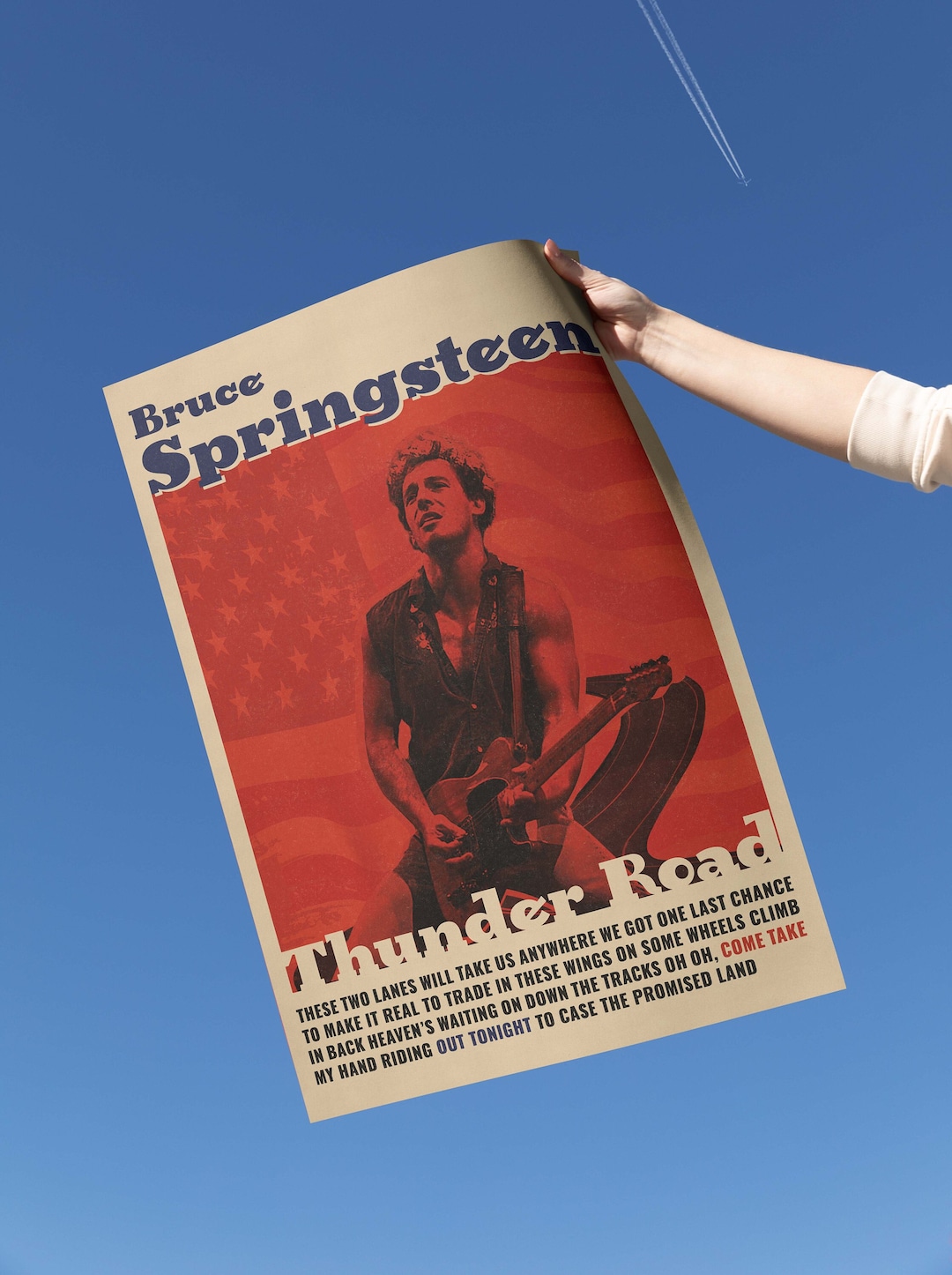Bruce Springsteen Thunder Road Poster - DIGITAL PDF File - Etsy