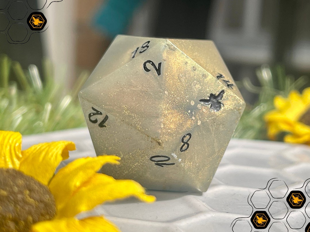 Dnd Dice 30mm Handmade D20 Chonk Divine Soul - Etsy