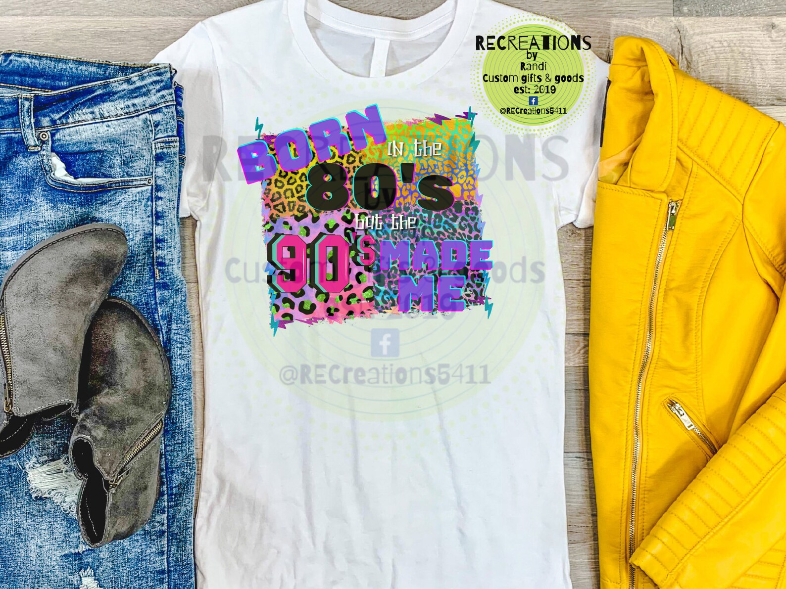 Born in the 80's but the 90's Made Me Instant PNG Download, Sublimation ...