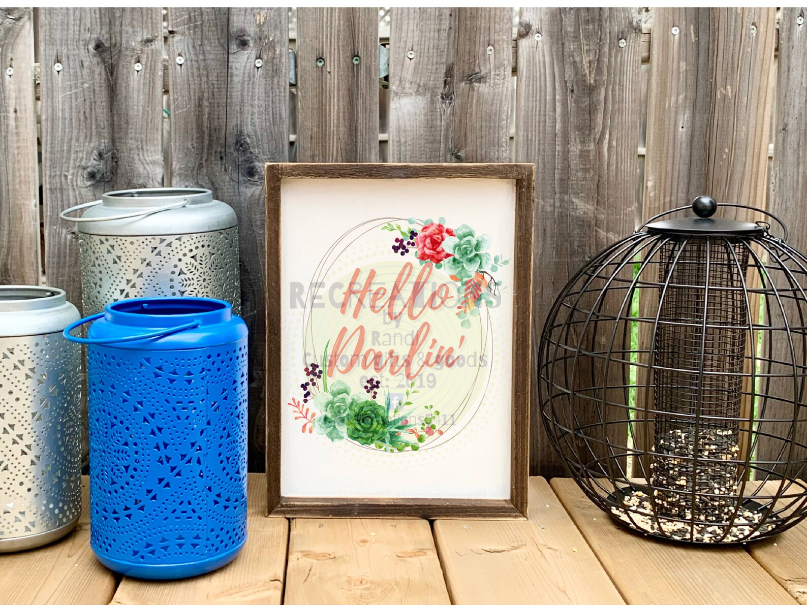 Hello Darlin' Instant Download PNG, Sublimation Design, Succulent ...