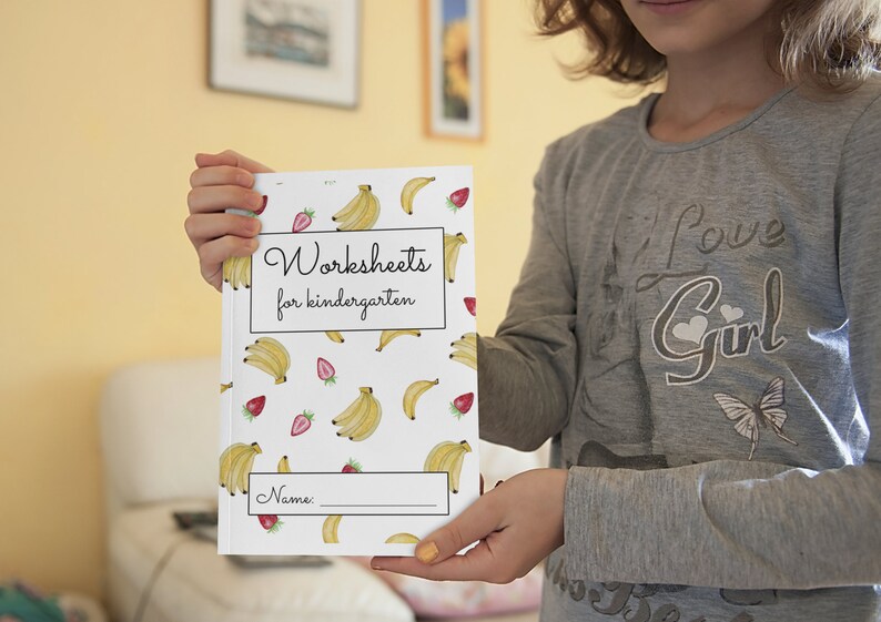 100 Pages of Homeschooling Kindergarten Worksheets for Kids - Etsy