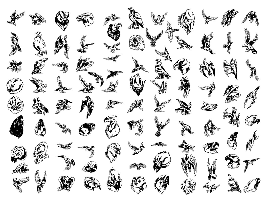 Eagle SVG Bundle, Eagle Svg Files for Cricut, Eagle Svg, Eagle Clipart ...
