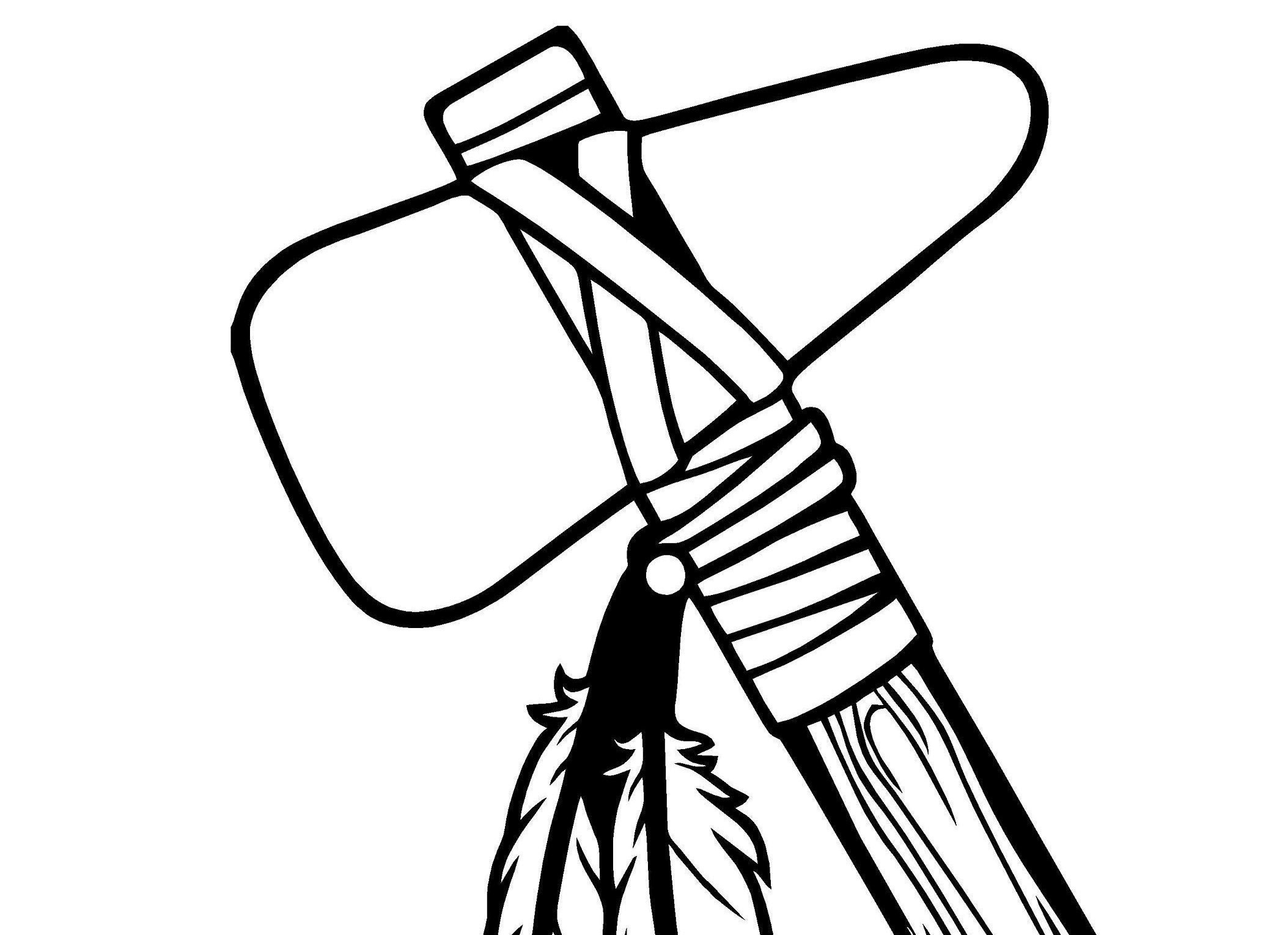 Native American Tomahawk, HAMMER, Axa, Native American Weapons, Stone ...