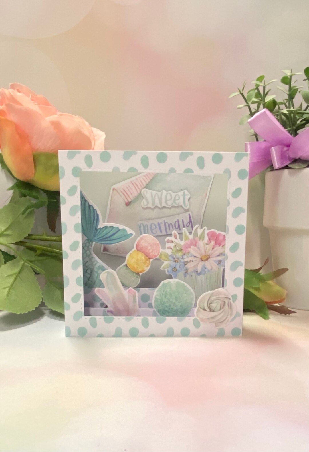 Handmade 3D Shadow Box Card for All Occasion 3D Love Pop up - Etsy