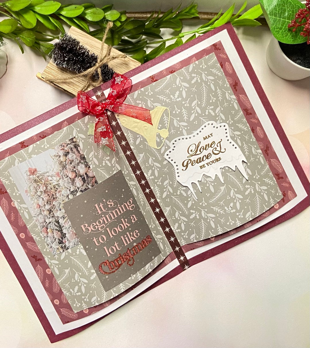 Handmade 3D Pop up Book Display Card Christmas 3D Book Card - Etsy