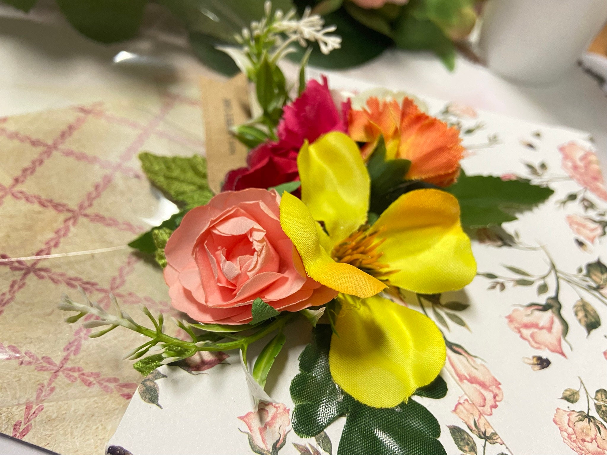 Handmade 3D Envelope Flower Box Card Mother's Day Flower - Etsy