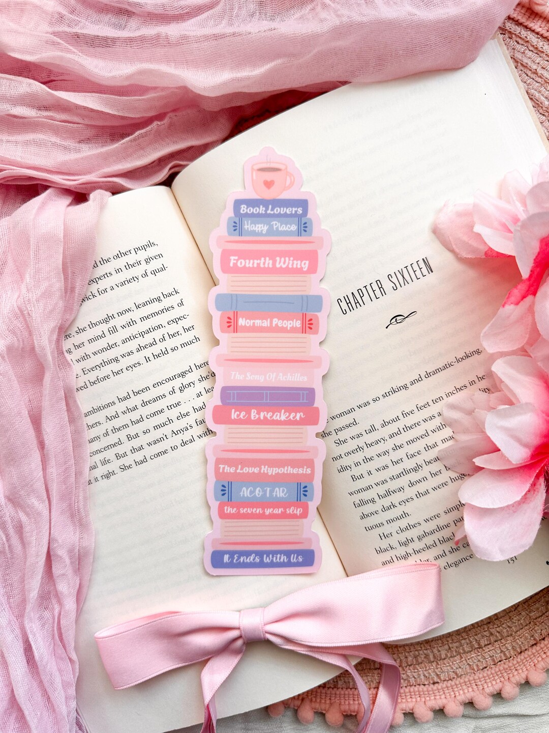 Personalized Favorite Books Bookmark | Custom Book Tracker Bookmark ...